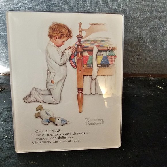 Hallmark | Holiday | Norman Rockwell Hallmark Stand Up Card Unused ...